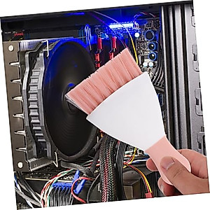 Hoement Household Supplies Dog Cleaning Kit Mini Broom Broom Cage Cleaner Small Broom and Dustpan Cleaning Brush Mini Saucepan to Attach to Door Cleaning Broom Keyboard Cleaner Brush