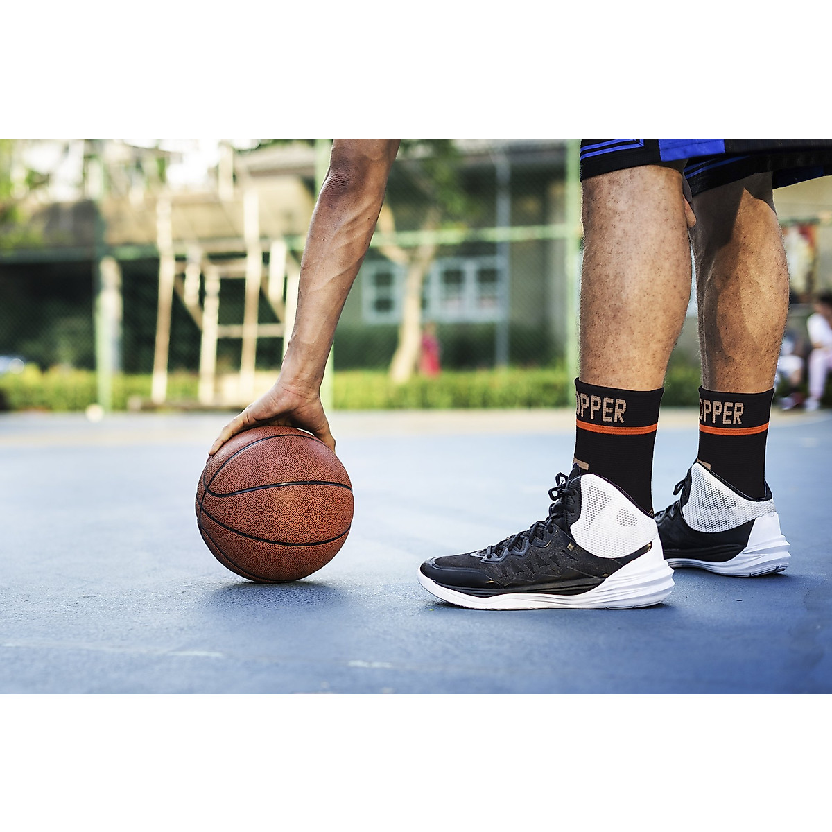 Thx4 Copper Infused Compression Ankle Brace,Silicone Ankle Sleeve Support, Pain Relief from Plantar Fasciitis, Achilles Tendonitis- Reduce Foot Swelling & Prevent Ankle Injuries - (Single)