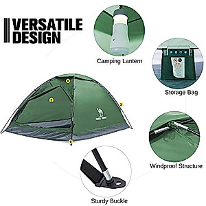 CAMEL CROWN Tents for Camping 2/3/4/5 Person Camping Dome Tent, Waterproof,Spacious, Lightweight Portable Backpacking Tent for Outdoor Camping/Hiking