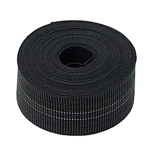 House2Home Webbing for Lawn Chairs and Furniture, Upholstery Webbing to Repair Couch Supports for Sagging Cushions, 3 Inch Wide by 40 Foot Roll 10% Stretch Elastic Chair Webbing Replacement