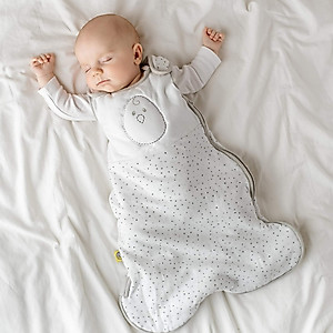 Nested Bean Zen Sack® 2-Pack | Infant Sleep Sacks | Baby 0-6M | TOG 0.5 (Classic) & 2.5 (Winter) | 100% Cotton | Eases Transition After Swaddle | Aids Self-Regulation | 2-Way Zipper | Machine Washable