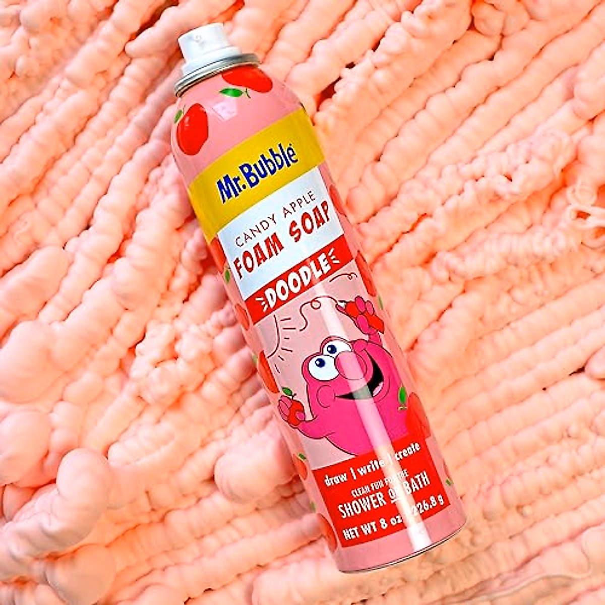 Mr. Bubble Twin Pack Foam Soap - Sculpt and Draw in the Tub; Soft, Moldable, Gentle, Scented Foam (Pack of 2, 8 fl oz Each)