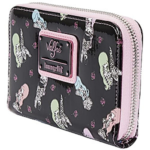 Loungefly Women's Valfre Tattoo Allover Print Zip-Around Wallet