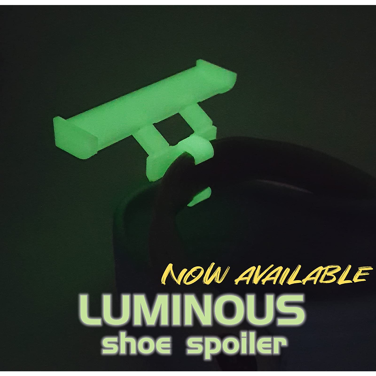 YIPUKIYI Car Spoilers Shoe Charms 2 Pack Shoe Spoilers Charm, Noticeable Shoe Charm Accessories, Decorative Shoe Charms for Shoe Buckles Supercar Spoiler (Carbon Fiber)