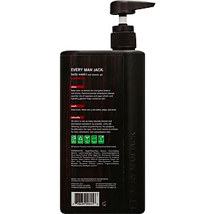 Every Man Jack Body Wash, Cedarwood 33.8-ounce