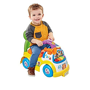 Fisher-Price Little People Music Parade Ride-On, Plays 5 Marching Tunes & Other Sounds! Perfect for Toddler Boys & Girls Ages 1, 2, & 3 Years Old - Helps Foster Motor Skills [Amazon Exclusive]