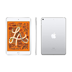 Apple iPad Mini 5th Generation, Wi-Fi, 64GB - Silver (Renewed)