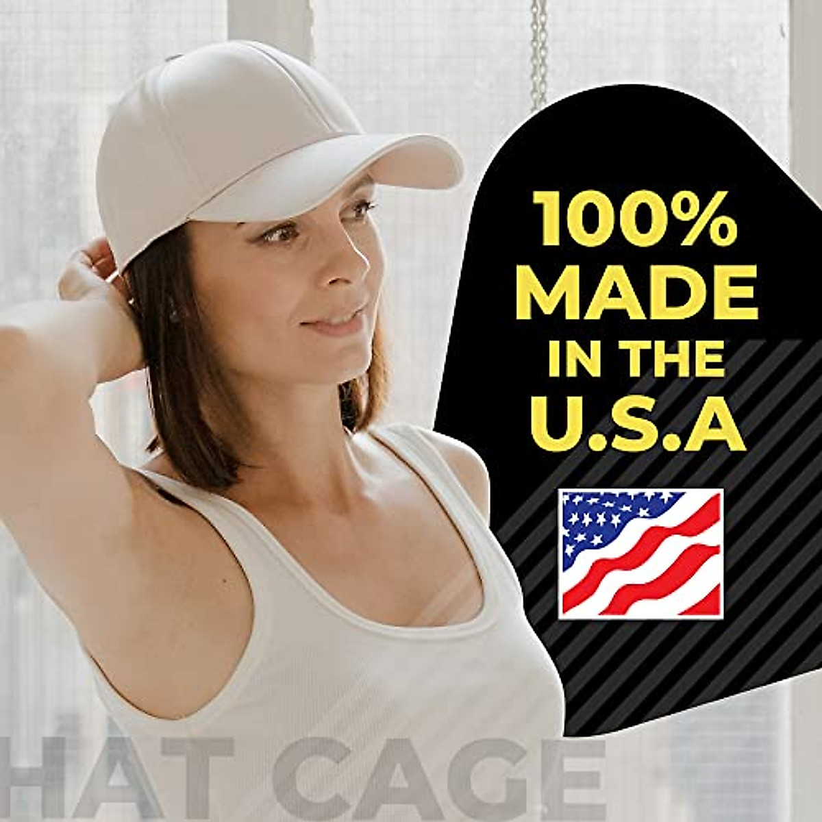 BallcapBuddy - Original and Patented Hat Cleaner, Hat Washer for Washing Machine or Dishwasher, Cap Washer Frame for Flat & Curved Hats, 2 Pack, Black, Made in USA