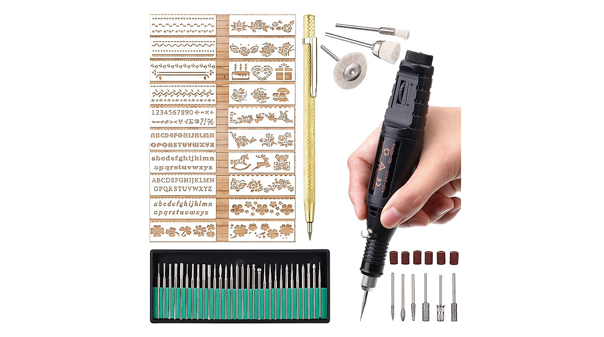Electric Micro Engraver Pen Kit – Precise DIY Engraving & Polishing