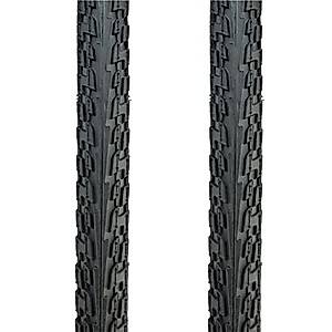Pair of Continental Ride Tour Tires 27x1-1/4 Black Vintage Road Tour Bike 27"