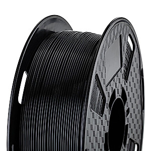 HZST3D 3D Printer Black PETG Filament 1.75mm 1KG 3D Material Printing Filament (Black)