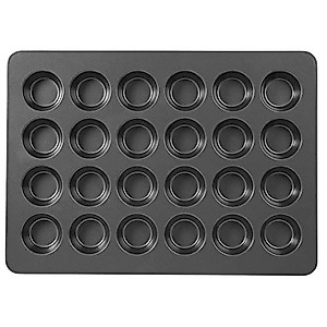 Wilton Perfect Results Premium Non-Stick Mega Standard-Size Muffin and Cupcake Baking Pan, Standard/ STD 24-Cup