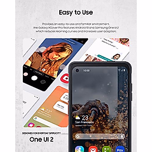 Samsung Galaxy XCover Pro | Rugged (IP68 Rated) Unlocked (Verizon and AT&T) | Dual Sim | 64GB of Storage | SM-G715UZKDXAA, Black