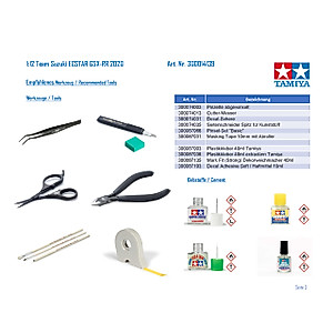 TAMIYA 1/12 Team Suzuki ECSTAR GSX-RR '20 TAM14139 Plastic Models Motorcycles