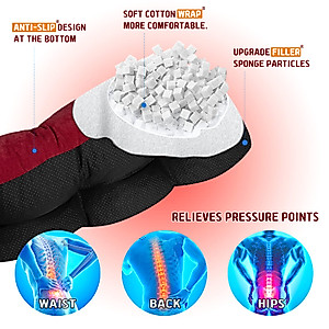 Detiblue Non Slip Tufted Bench Cushion - Soft Chenille, Indoor Outdoor Patio, Piano Bench Sofa Cushions, Entryway Storage, Bay Window, High-Density Memory Foam, 42x16x4 inch, Cyan Blue