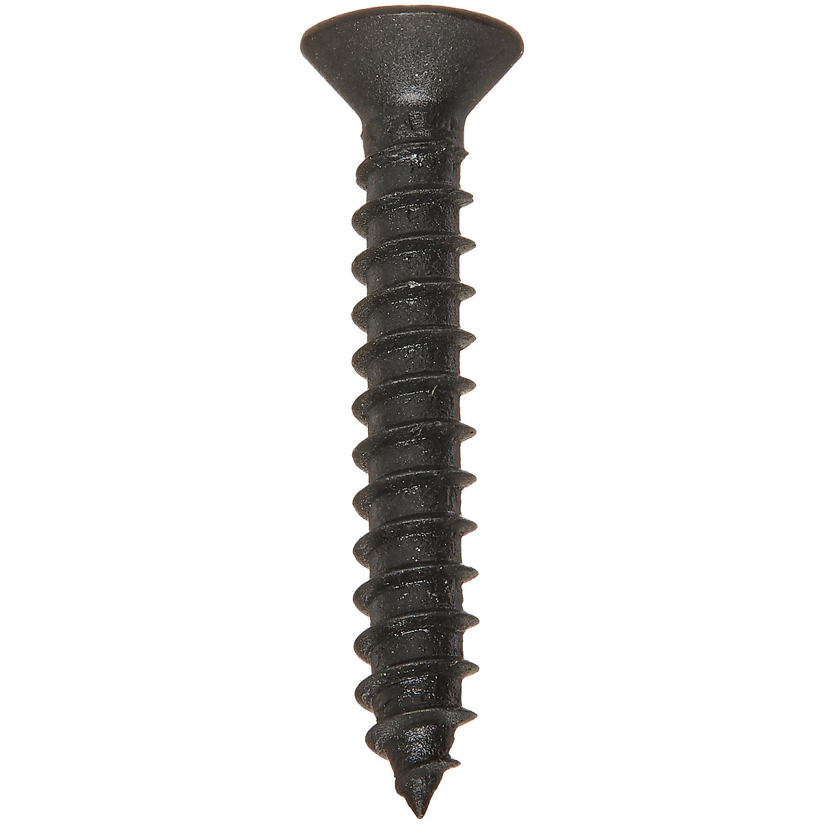 Small Parts 0412ABPFB Steel Sheet Metal Screw, Black Oxide Finish, 82 degrees Flat Head, Phillips Drive, Type AB, #4-24 Thread Size, 3/4" Length (Pack of 100)