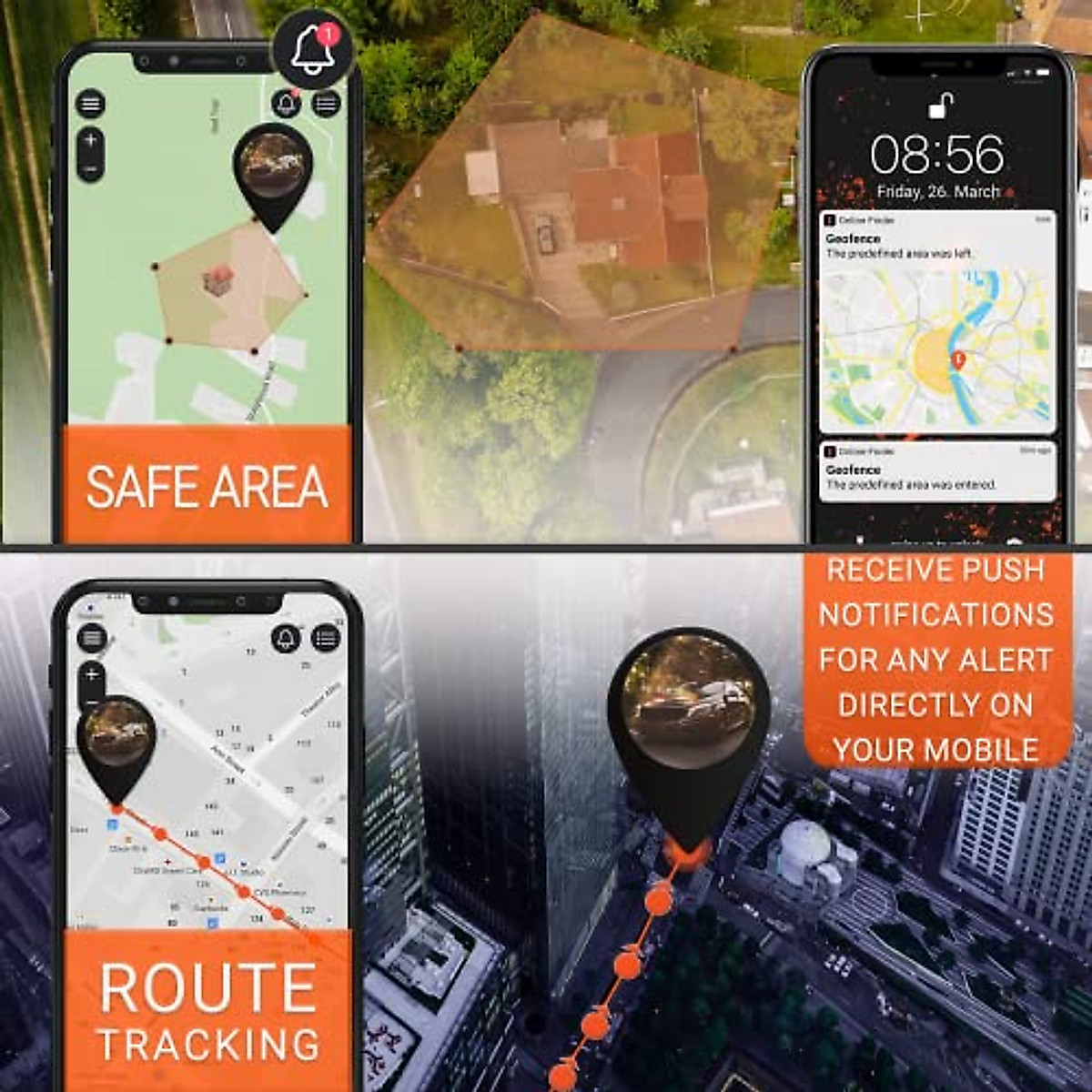 PAJ GPS Allround Finder 4G – GPS Tracker for Cars, Vehicles, People & Objects – up to 40 Days Battery Life, Real Time Tracking, Anti-Theft-Protection Tracking Device, Vehicle GPS Tracker