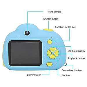 2 Inch Kids Mini Camera, HD Screen Cartoon Digital Camera 1080P Mini Photo Camera Portable Video Recorder for Children