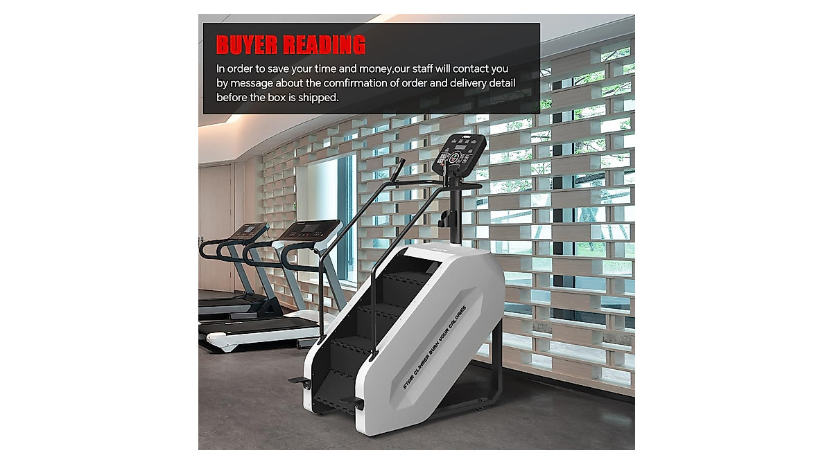 SPART Stair Climber with LED Screen | Commercial Grade Cardio Machine