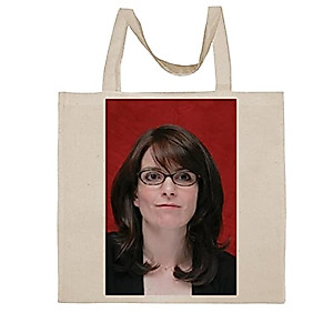 Tina Fey - A Nice Graphic Cotton Canvas Tote Bag FCA #FCAG615987