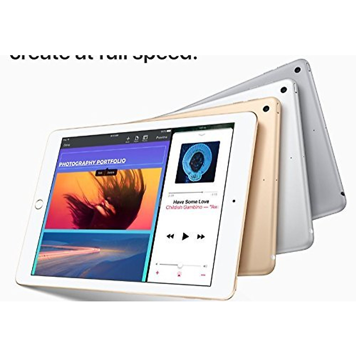 Apple iPad 5th Gen 2017 9.7in 32GB Gold (WiFi) (Renewed)