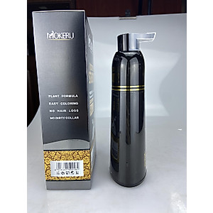 Natural Hair Color Shampoo with 100% Gray Coverage - Hair Dye for Women (Grape Red Shade)