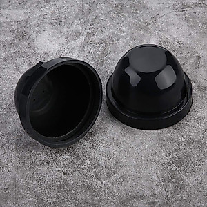 Headlight Dust Cap, 2Pcs 75mm LED Headlight Dust Proof Waterproof Rubber Housing Seal Cover Cap