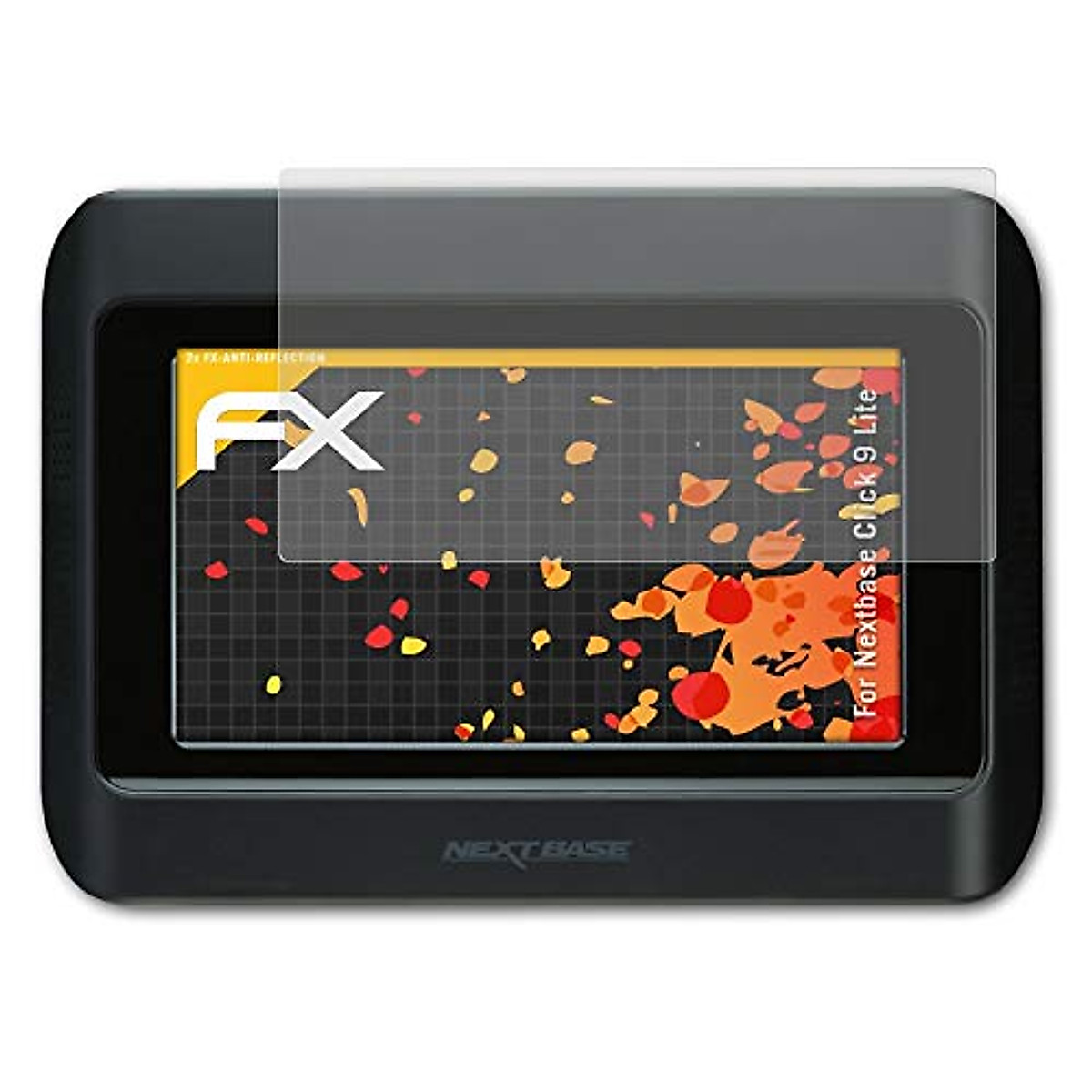 atFoliX Screen Protector compatible with Nextbase Click 9 Lite Screen Protection Film, anti-reflective and shock-absorbing FX Protector Film (2X)