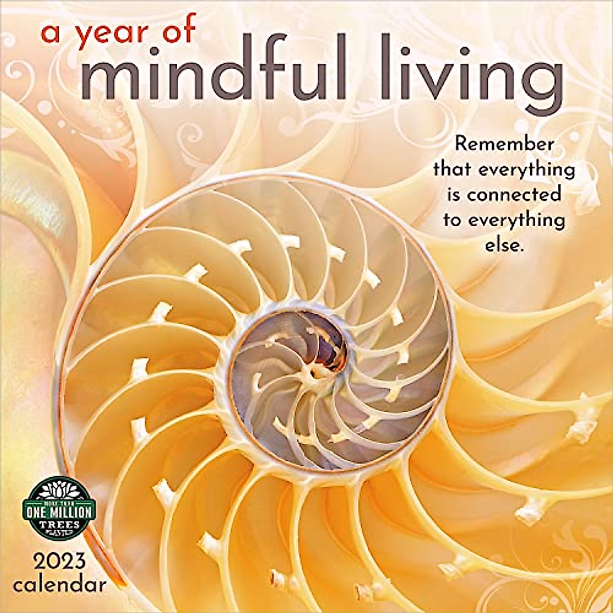 A Year of Mindful Living 2023 Wall Calendar | 12" x 24" Open | Amber Lotus Publishing