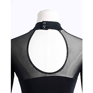 Daydance Turtleneck Long Sleeve Leotards for Women Ballet, Dance, Gymnastics, Aerial Yoga