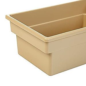 Really Good Stuff All Purpose Bins - Tan, 6 Pack