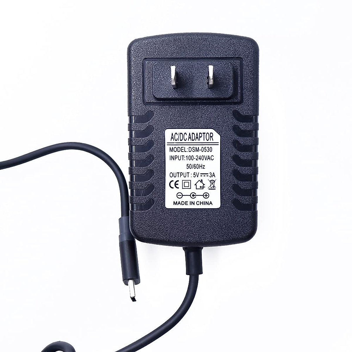 Treedix 5V 3A USB Type C Adapter Charger Power Supply Micro USB Interface Cable with ON/Off Switch Compatible with Raspberry Pi 4 4B