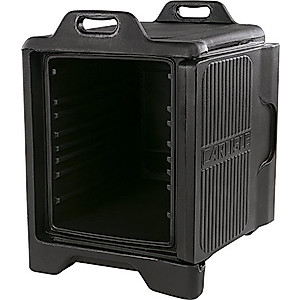 Carlisle FoodService Products XT3000R03 Cateraide Slide N Seal Polyurethane Pan Carrier End Loader, 26-5/8" Height, Black