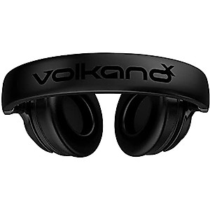 Volkano X Silenco Series Headphones Wireless Bluetooth - Active Noise Cancelling Headphones - 30H Playtime - Headset with Mic - Memory Foam Ear Cups for Cellphone/PC/Home (Black)