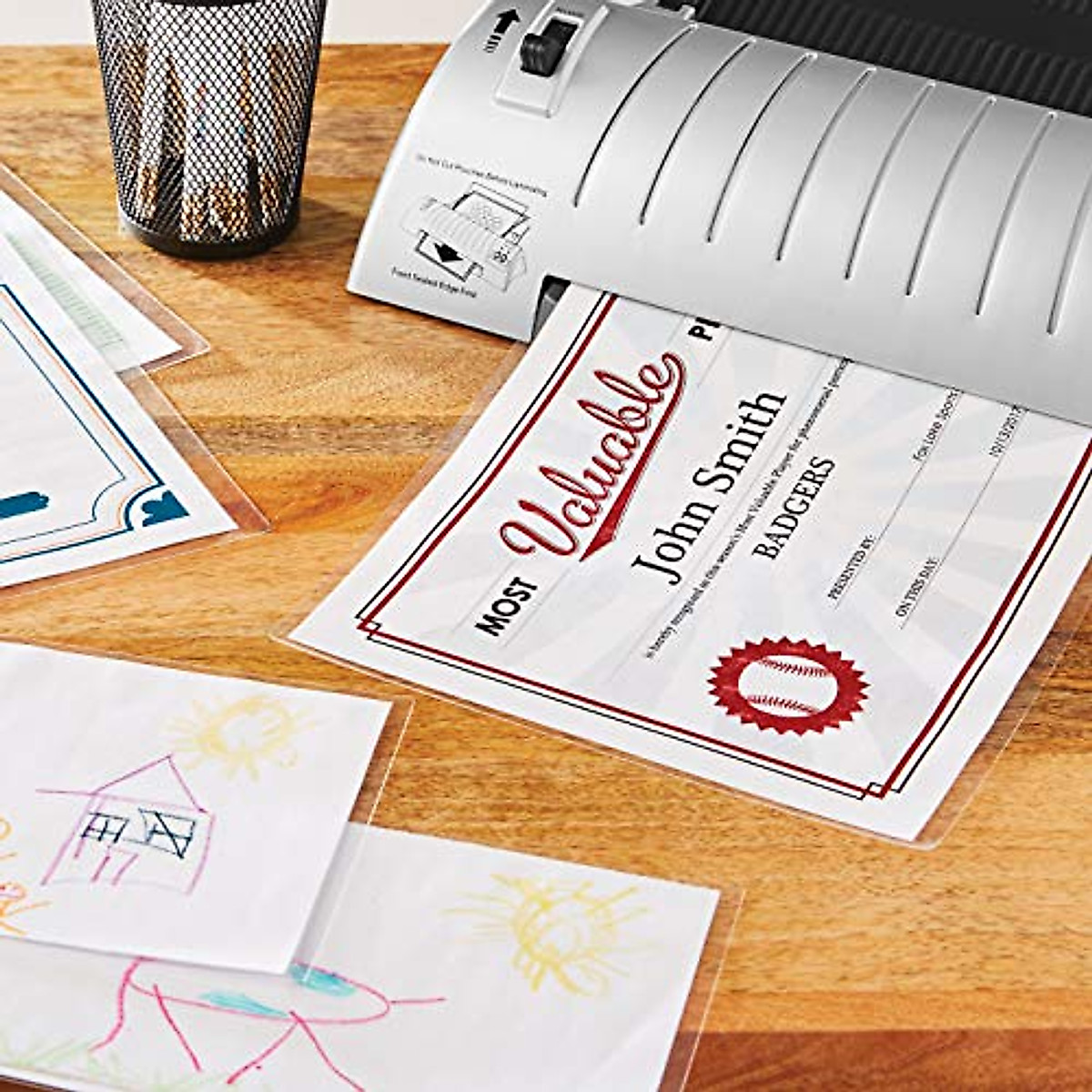 Pen+Gear 50-CT Thermal Laminating Pouches Letter Size 9" x 11.5" | 3 mil Glossy Professional Finish