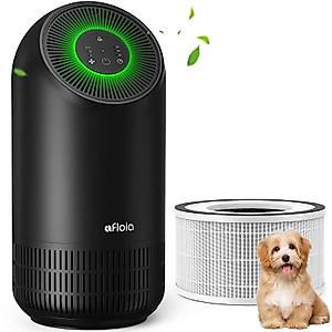 Afloia Air Purifiers for Home Large Room Fiilo Black, Afloia Washable & Removable Pet Efficient Replacement Filter