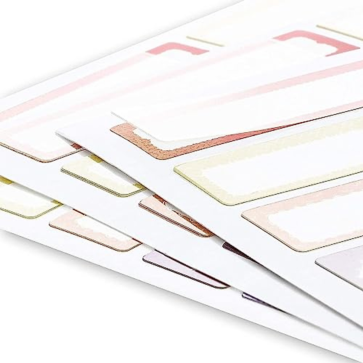 Juvale 208-Pack Waterproof Name Date Labels for Daycare, Baby Bottles, Assorted Colors, 2.5 x .5 inches