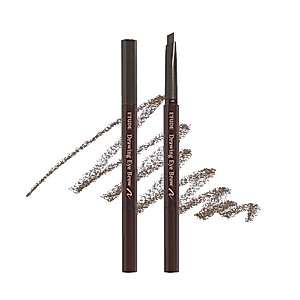 ETUDE Drawing Eye Brow #2 Gray Brown 21AD | Long-Lasting Eyebrow Pencil for Soft Textured Natural Daily Look Eyebrow Makeup | K-beauty