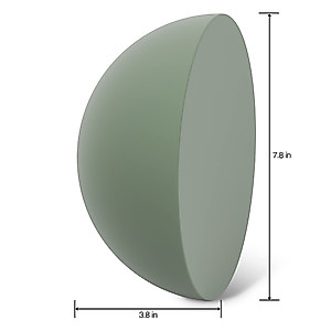 FloraCraft Floral Desert DryFōM Half Ball 3.8 Inch x 7.8 Inch Green