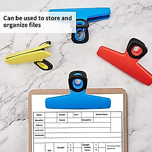 6 Pack 5.4 Inch Large Chip Clips, Heavy Duty Food Snack Chip Bag Clips, Jumbo Seal Air Tight Hanging Grips for Home Storage