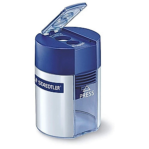 Staedtler Double-hole Tub Pencil Sharpener, No Packing (2 Pack)