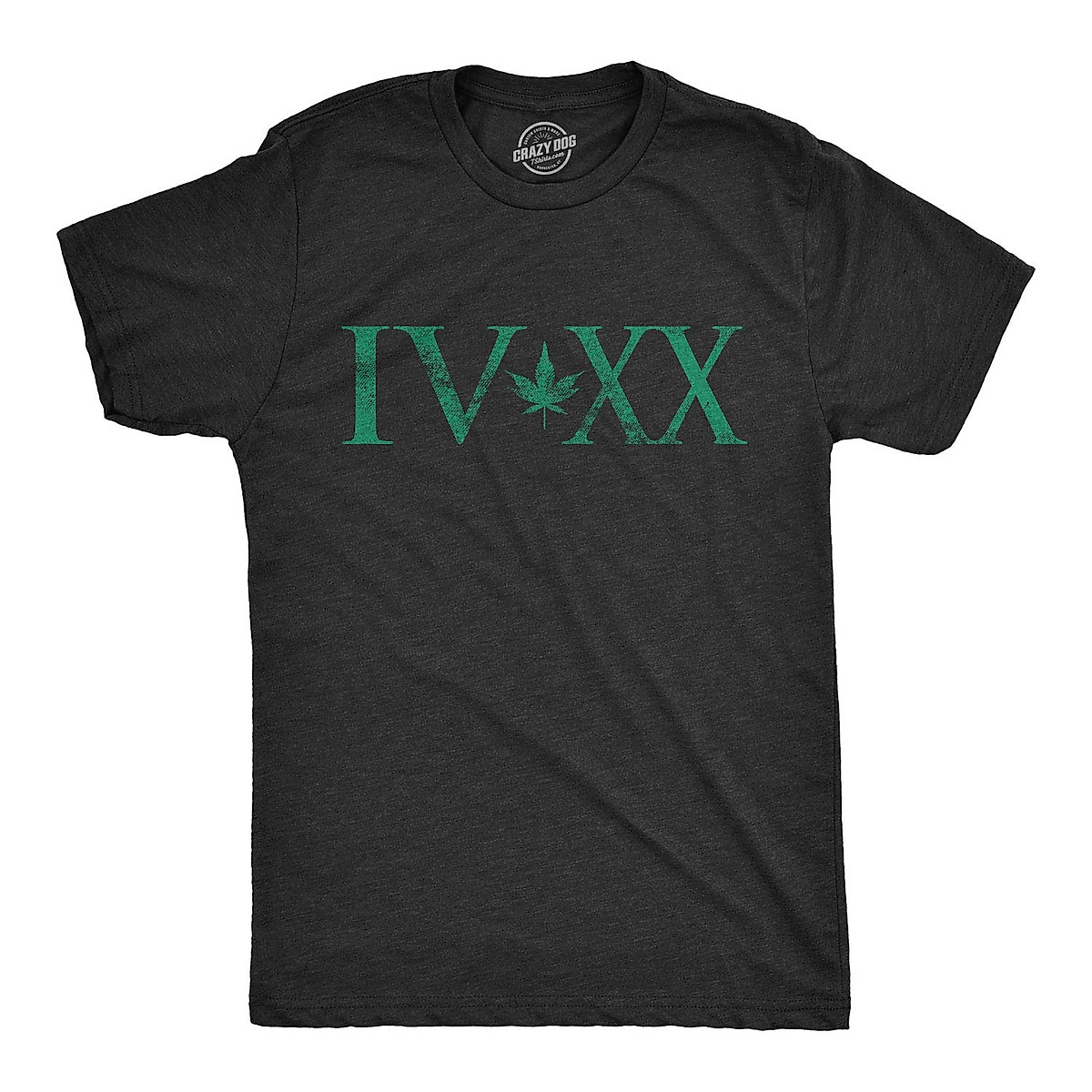 Mens IVXX 420 T Shirt Funny Graphic Weed Tee Cannabis CBD Pot 420 Gift for Stoners Mens Funny T Shirts 420 T Shirt for Men Novelty Tees for Men Black S