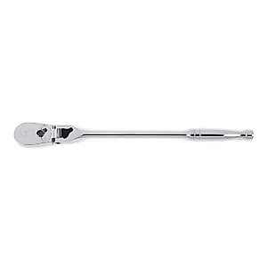 GEARWRENCH 1/2" Drive 84 Tooth Locking Flex Head Teardrop Ratchet 17" - 81362A-07