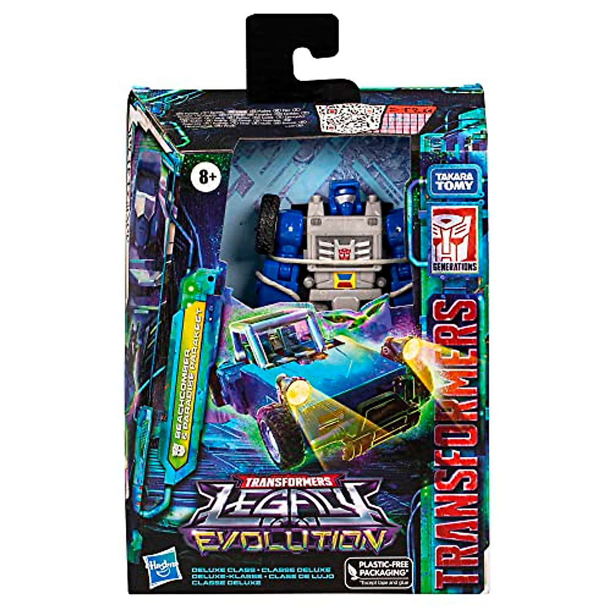 Transformers Toys Legacy Evolution Deluxe Beachcomber & Paradise Parakeet Toy, 5.5-inch, Action Figure for Boys and Girls Ages 8 and Up