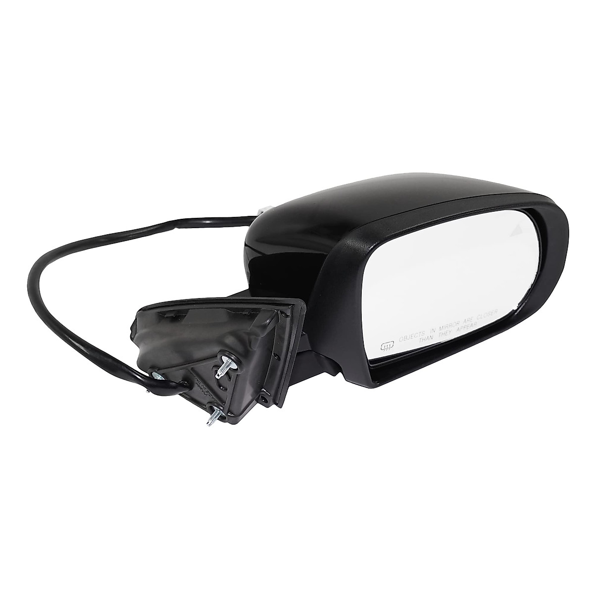 Kool Vue Driver & Passenger Side Power Heated Mirrors for Jeep Cherokee 2014-2018 Manual Fold With Signal Light, Blind Spot Monitor, Puddle Lamp & Auto-Dimming; Without Memory Paintable