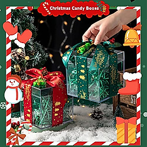 Acrylic Box with Lid 6 Pack Clear Acrylic Boxes Party Favor Square Cube Mini Candy Display Boxes Transparent Containers Plastic Storage Organizer Box Wedding Birthday Party Decorative Boxes