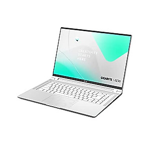 GIGABYTE AERO 16 OLED: 16.0" 16:10 Thin Bezel 4K UHD+ 3840x2400 60Hz OLED, NVIDIA GeForce RTX 4070 GPU 8GB GDDR6, Intel Core i7-13700H, 16GB DDR5 RAM, 1TB SSD, Win11 Home (AERO 16 OLED BSF-73US994SH)