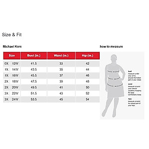 Michael Michael Kors Women’s Plus Size Metallic Paisley-Print Wrap Top Black/Silver 2X