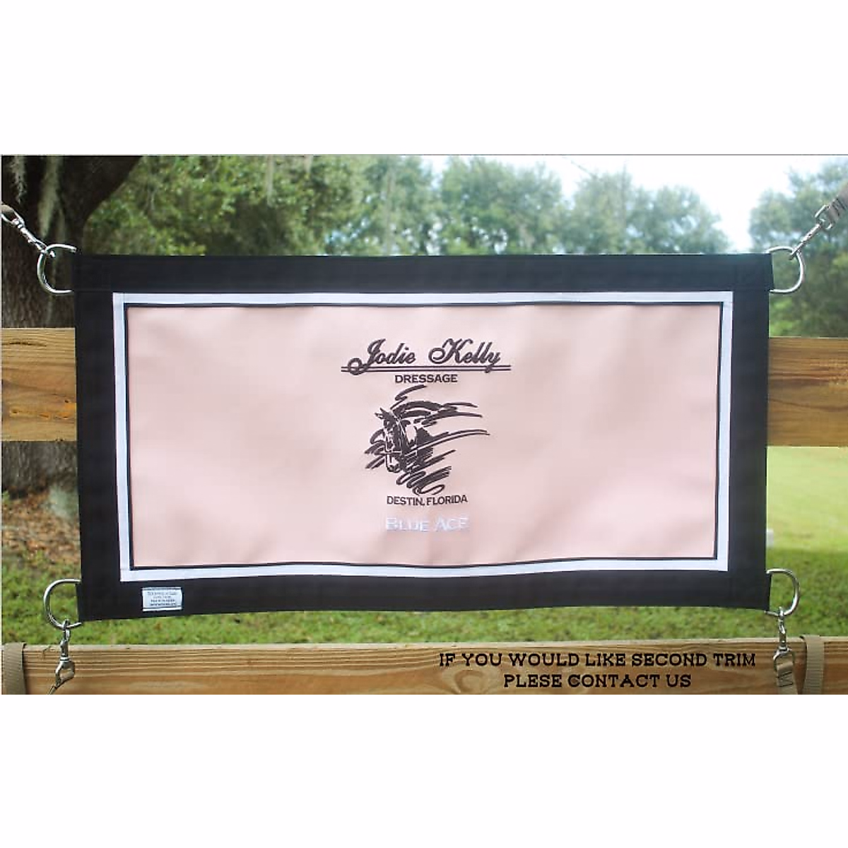 Tack Shack of Ocala Custom Vinyl Stall Guard, Vinyl Stall Guard, Stall Guard, Horse Stall Guard, Custom Horse Stall Guard