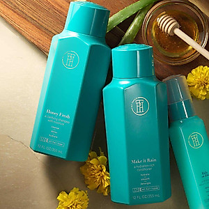 TPH BY TARAJI Honey Fresh Sulfate Free Clarifying Shampoo for Buildup with Aloe, Honey & Willowbark Extract | For Oily Hair | Gentle, Non-Irritating, Anti-Residue | For Women & Men, 12 fl. oz